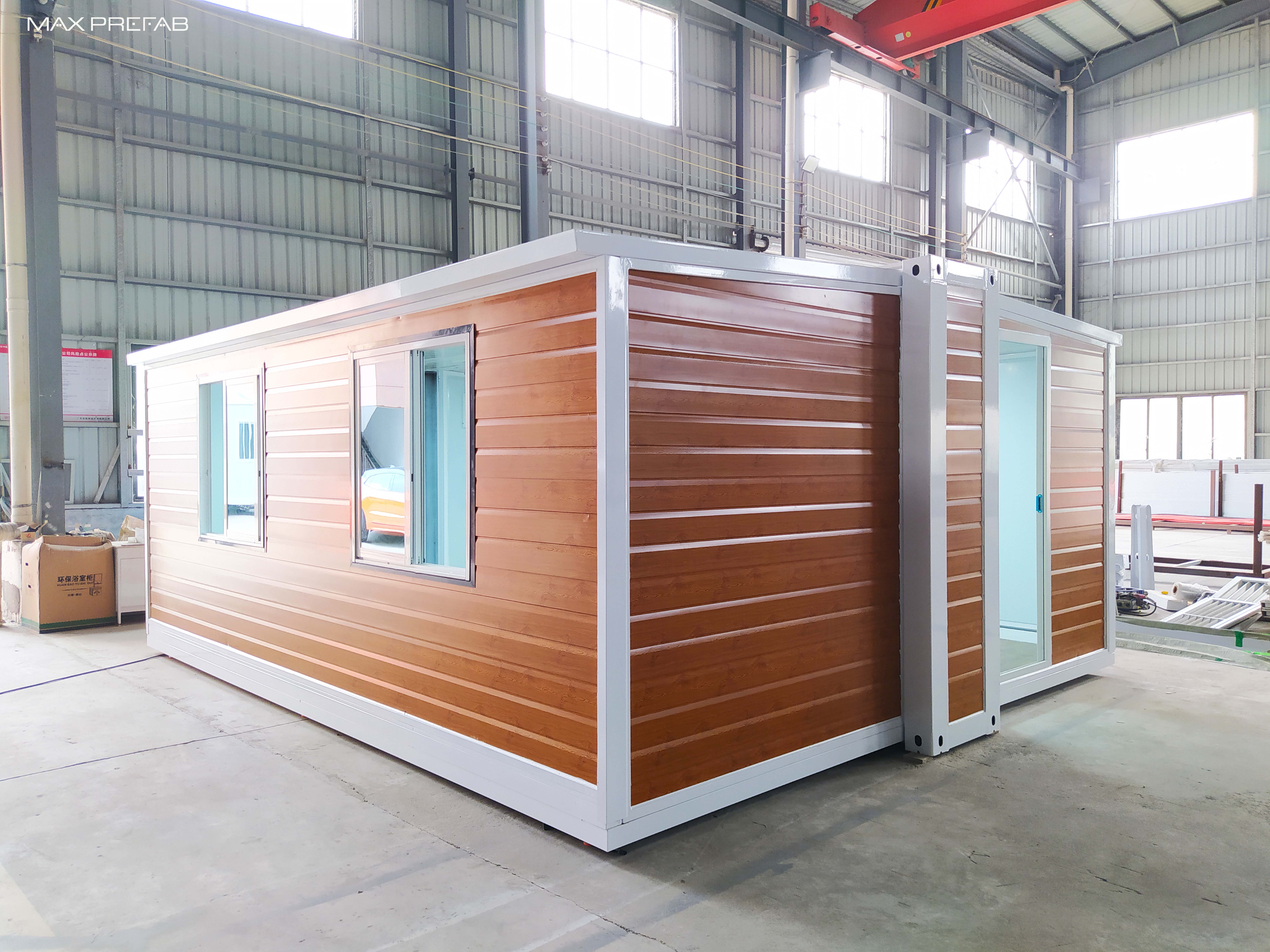 Woodlike Expandable container Type B | Max Prefab