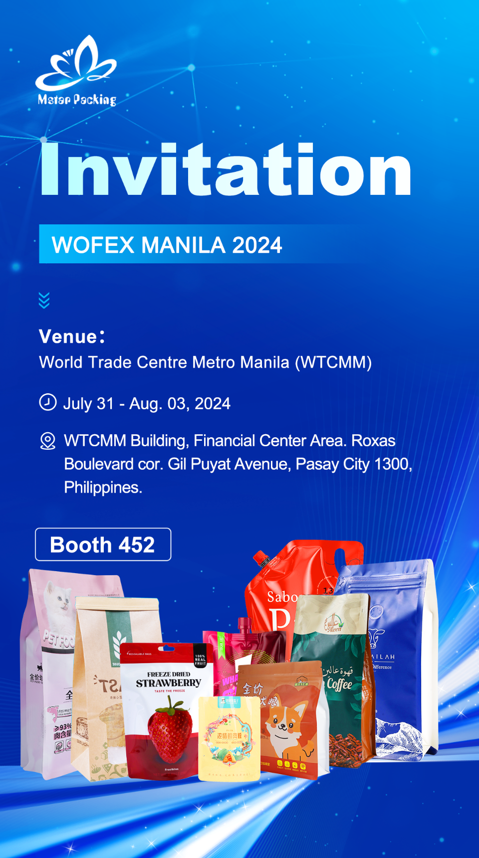 WOFEX MANILA 2024 Hora: 31 de julio - 3 de agosto de 2024 | Shenzhen M ...
