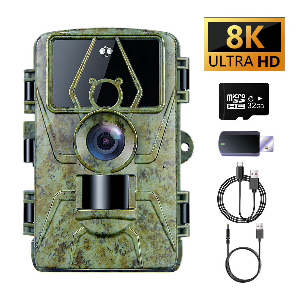 HunterCam PR801 8K Wildlife Infrared Trail Game Camera with FCC/CE/ROHS ...