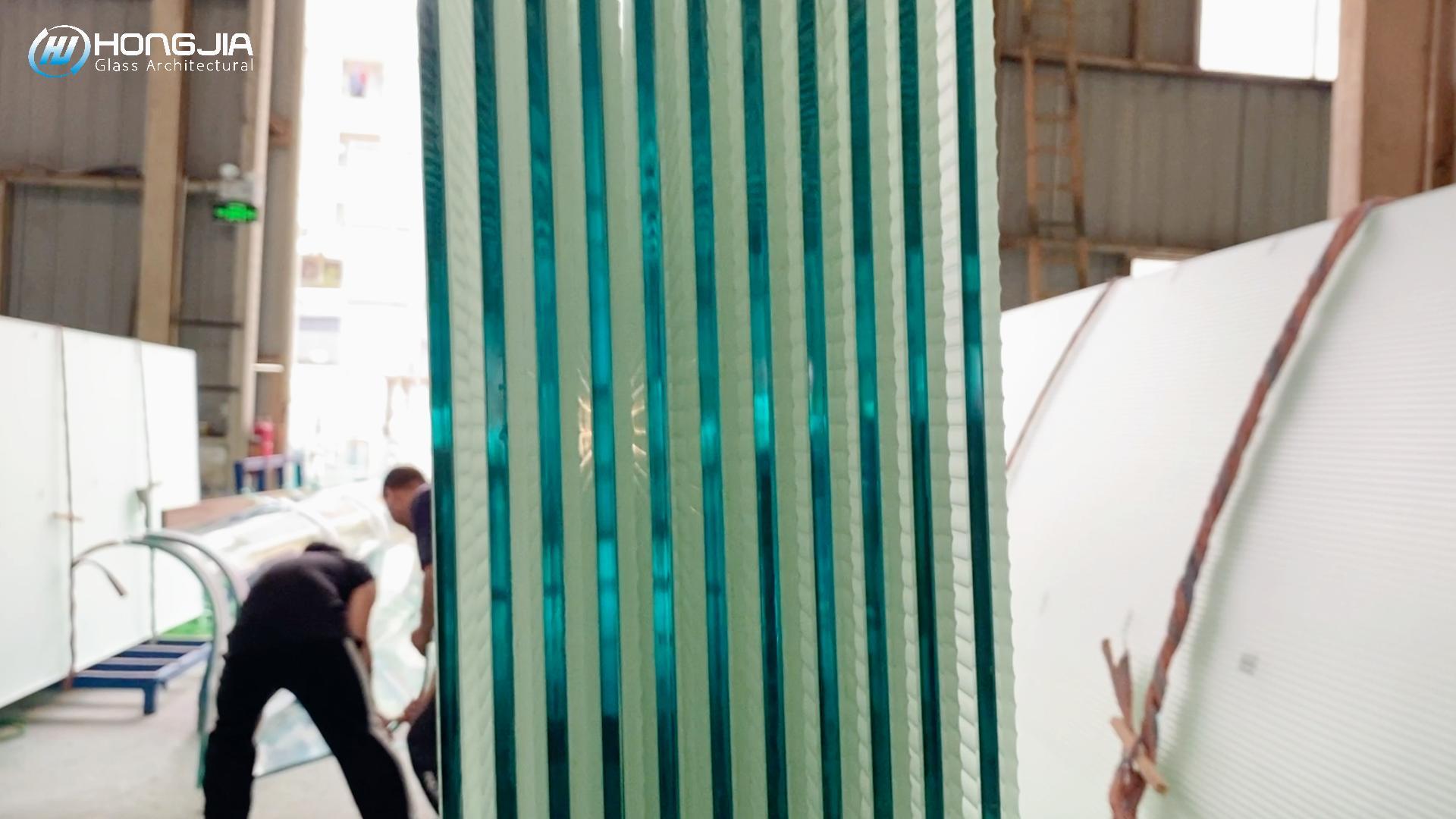 China Laminated Frosted Fluted Glass manufacturers - HONGJIA GLASS