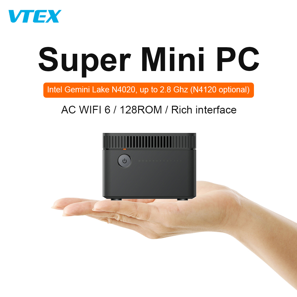 Small Pocket Size Minipc Barebone Fanless Mini Computadora N4020 N4120 ...