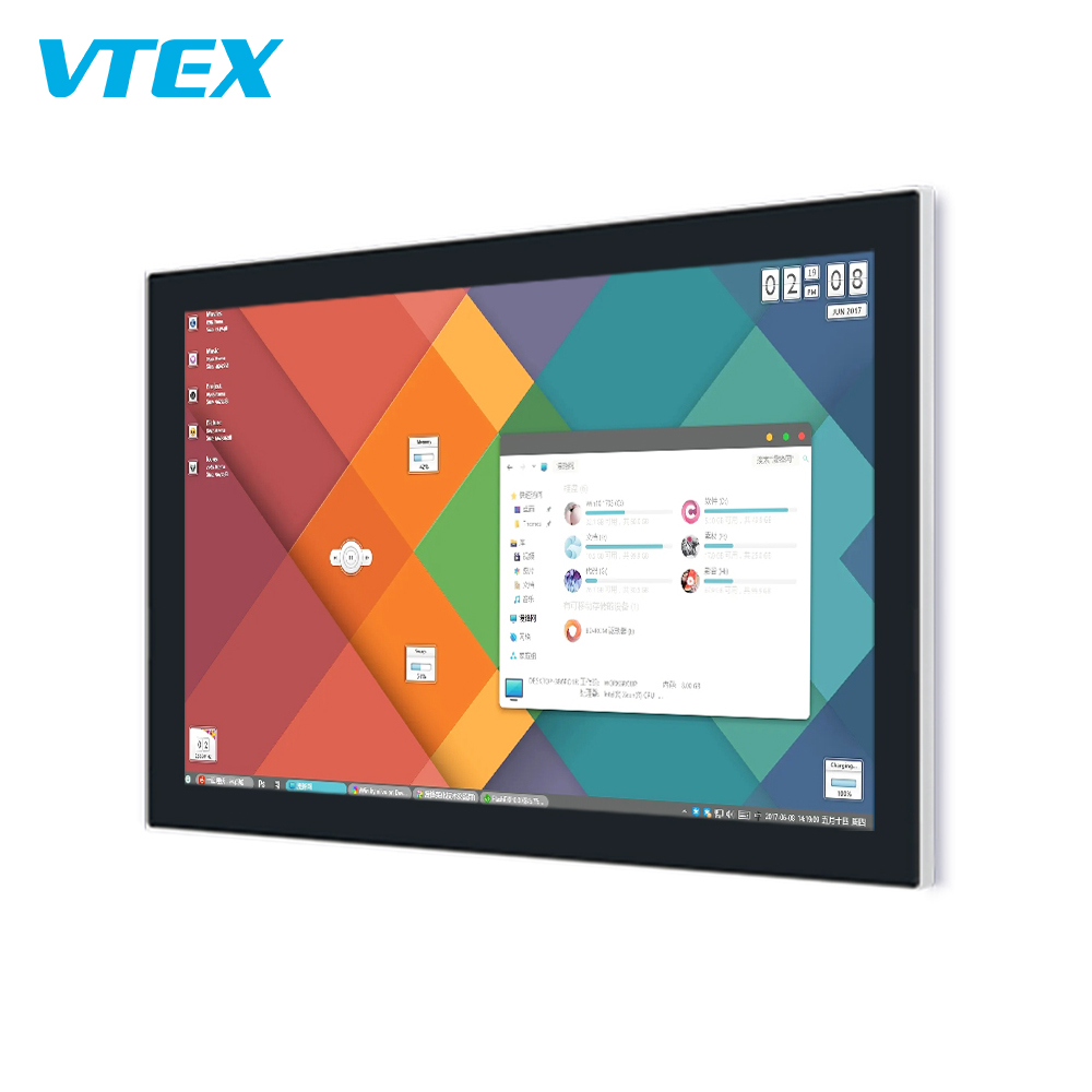 24 Inch FHD Windows Industrial Computer Desktops School Industrial All ...