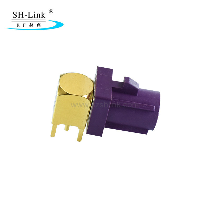 FAKRA Male Connector for PCB (90°) Type D | SH-Link | SH-Link