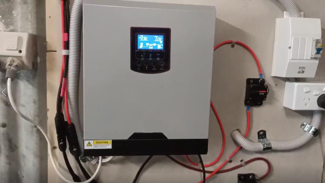 Off grid 3KVA 24V PWM Pure Sine Wave Hybrid Power_Solar Inverter Solar ...