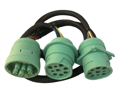 Autodiag Technology Truck 9pin F-9pin 2M green Connector for Truck ...