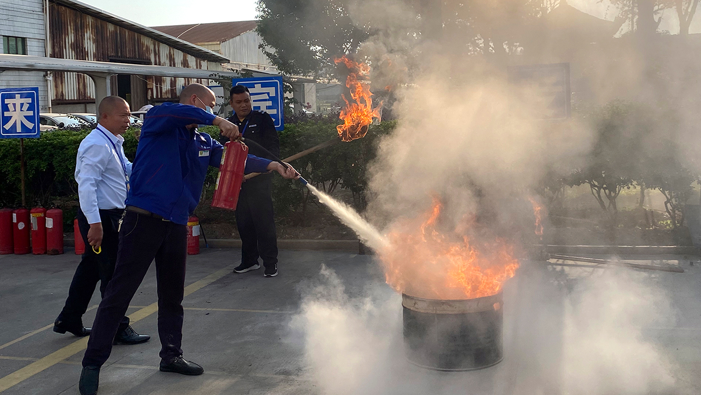 Yoana Umbrella industry to carry out fire drill