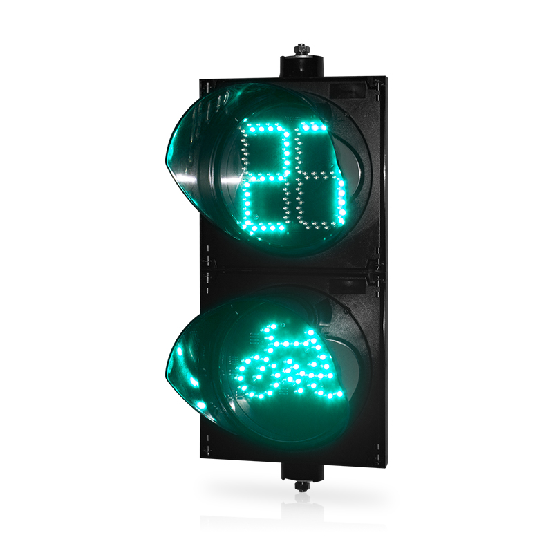 200mm Red Green Countdown and Bicycle LED Traffic Light | BBM Traffic Light