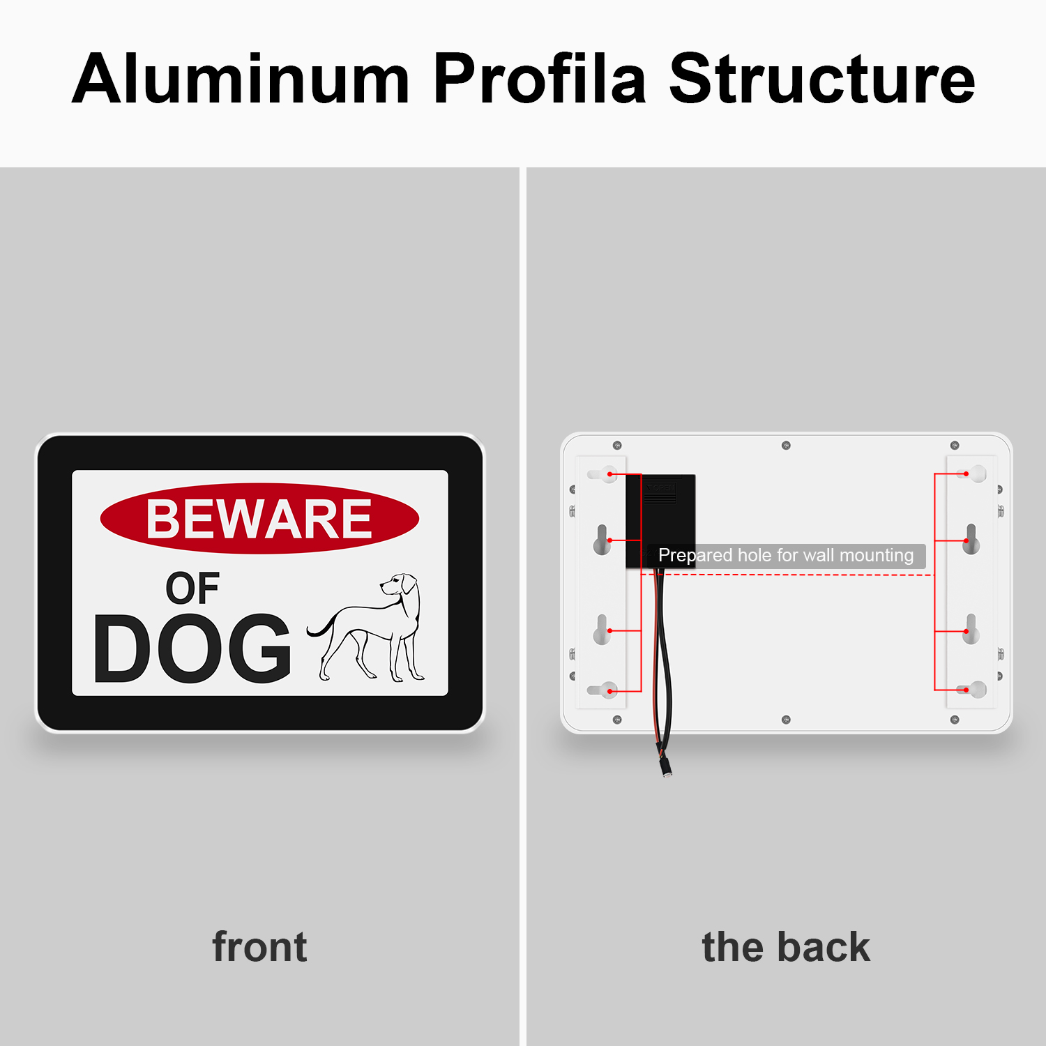 Best Led Road Sign Board with Tobe Hale Beware of Dog Sign Company ...