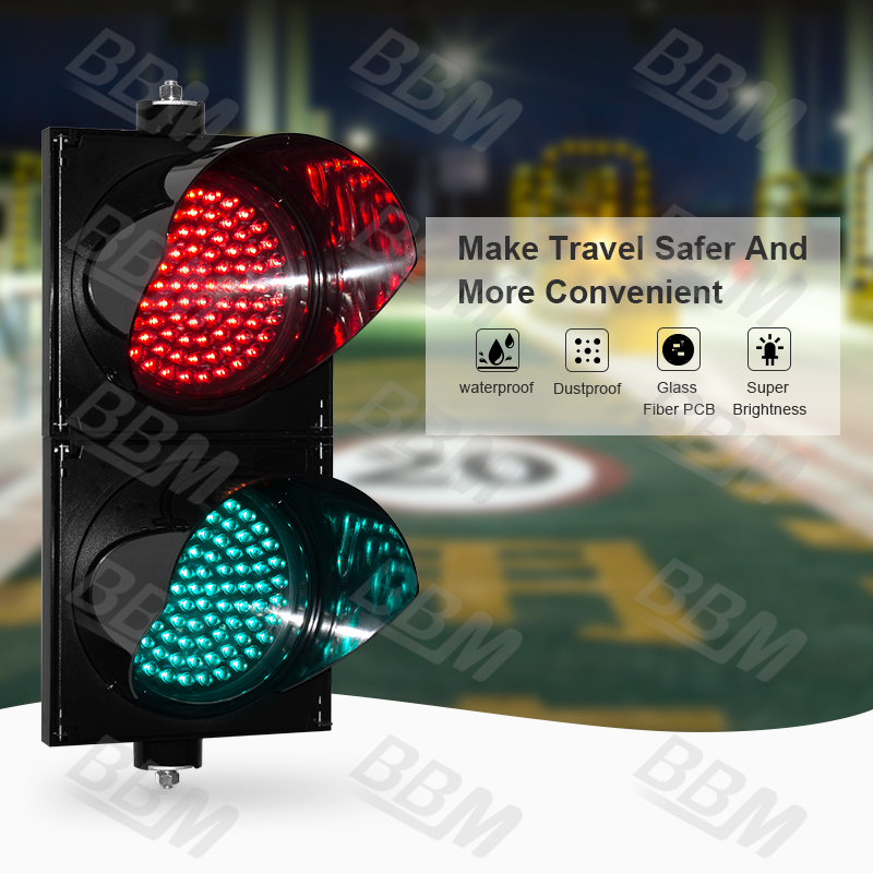 Best Dia.200mm(8inch) Red Green Ball LED Traffic Light with Fresnel ...