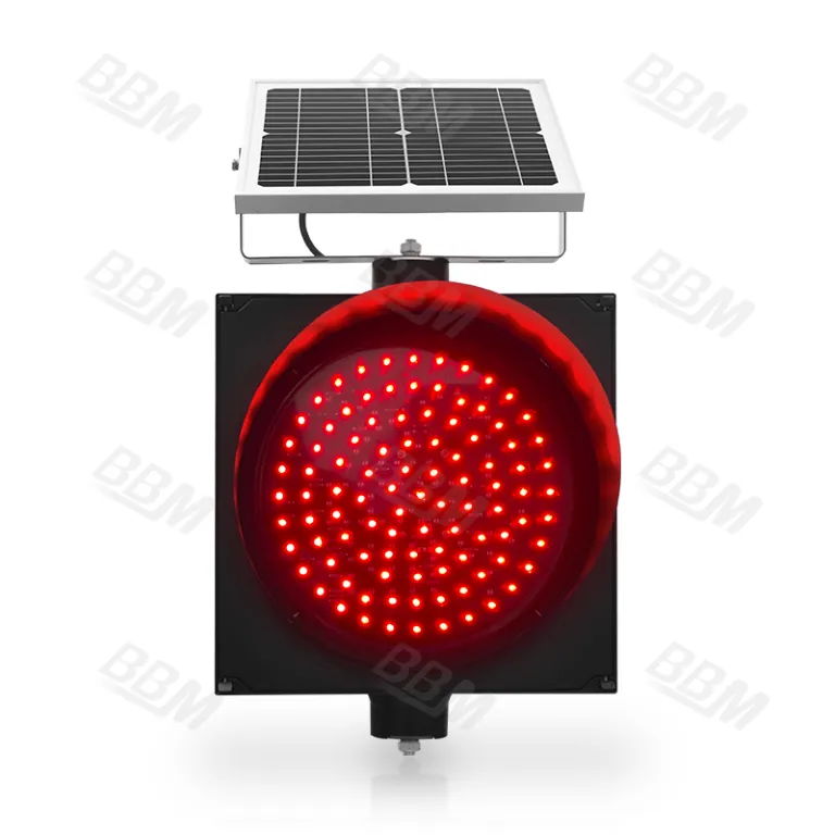 Solar Powered Flashing Red Light