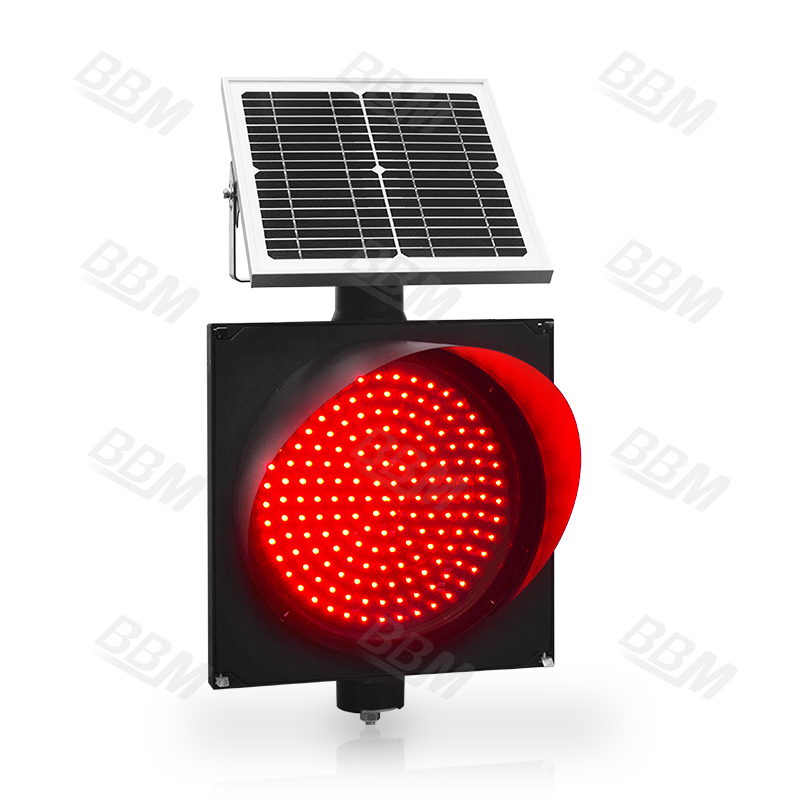 Quality Dia.300mm(12inch) Red Flashing LED Solar Traffic Light ...