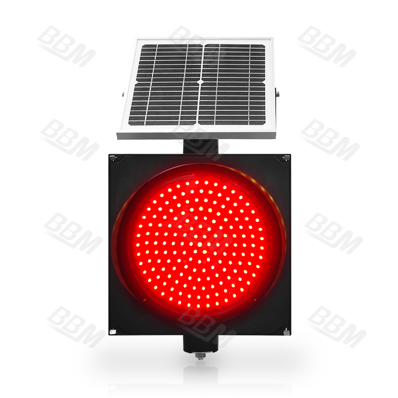 Quality Dia.300mm(12inch) Red Flashing LED Solar Traffic Light ...
