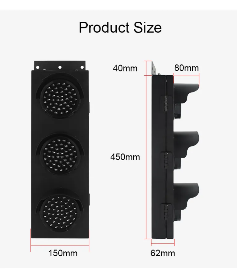 Vertical Traffic Signal Dimensions