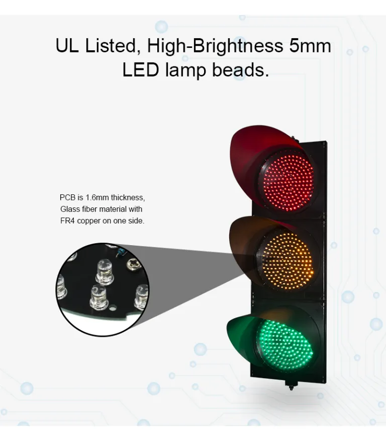 9 Inch Traffic Light Lens LightFox Iconic Pair 9" Inch LED Driving
