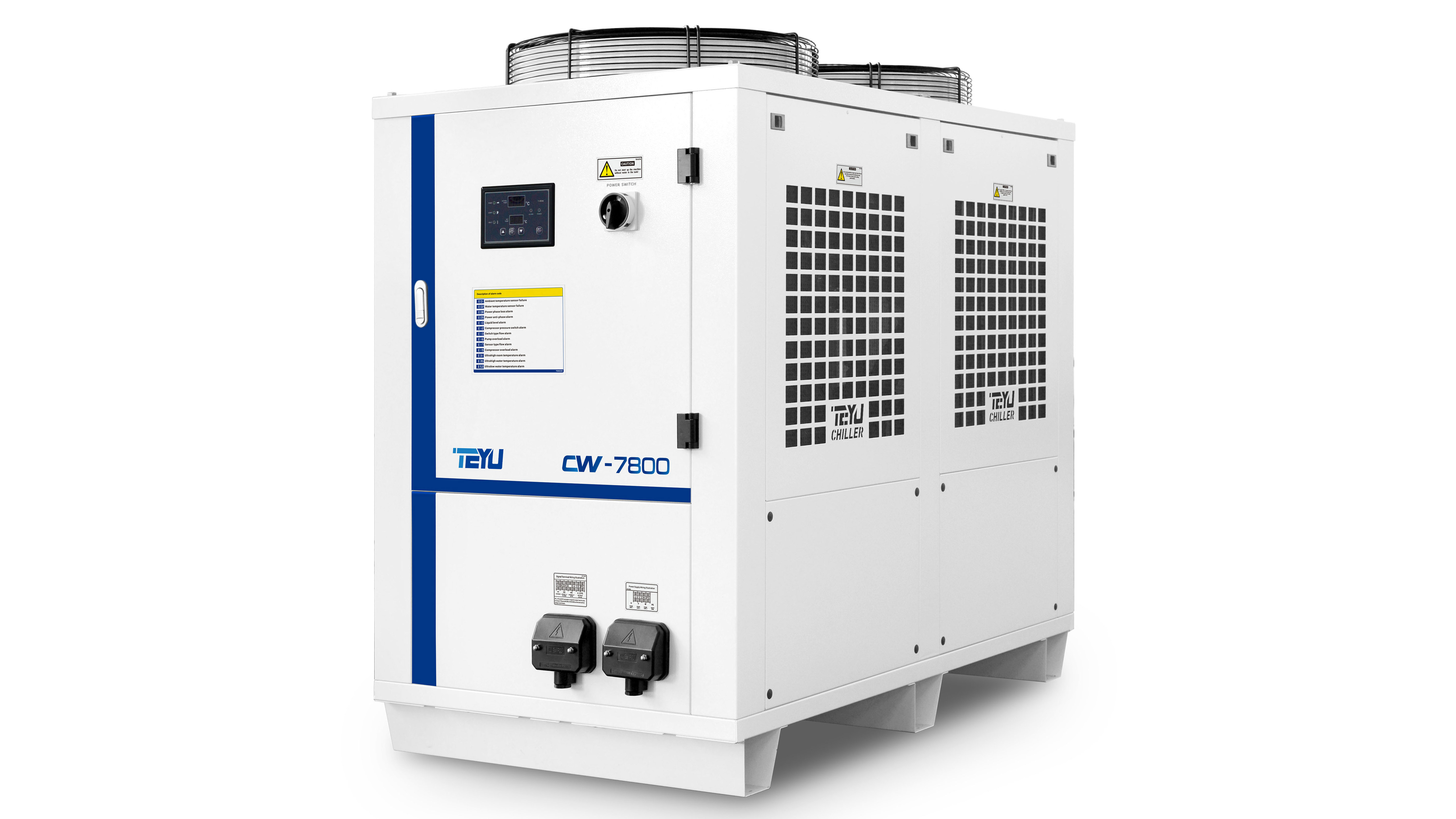 Industrial Process Water Chiller Unit CW-7800 26000W Large Cooling ...