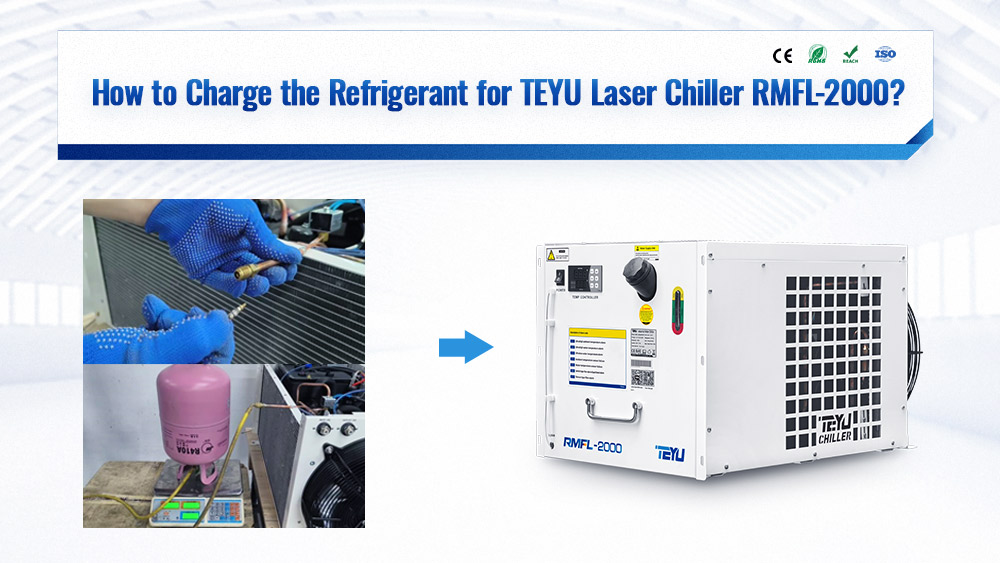 TEYU Rack Mount Water Chiller RMFL-2000 အတွက် Refrigerant R-410A ကို ဘယ ...