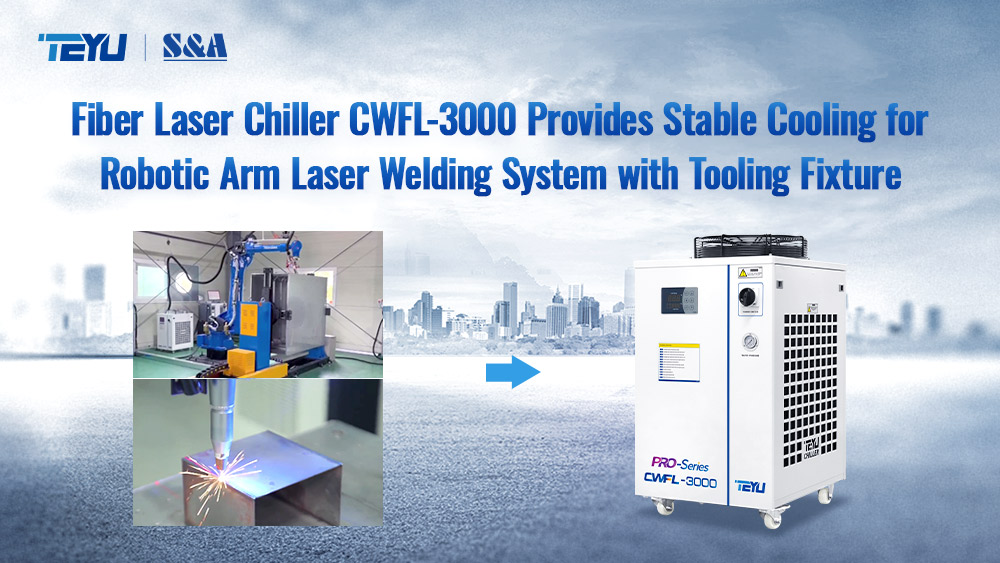 Fiber Laser Chiller CWFL-3000 Mendinginkan Sistem Pengelasan Laser ...