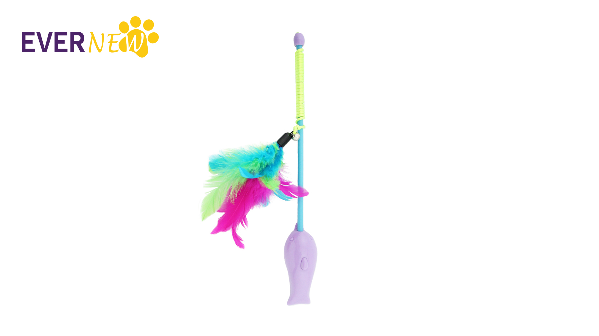 Evernew Interactive pet toys laser toys fishing rod mouse handle jump ...