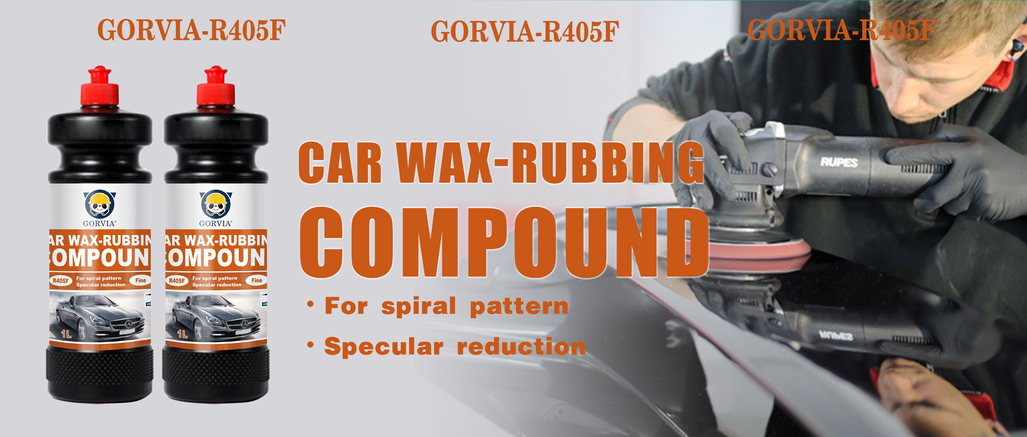 GORVIA R405F Rubbing Compound | GORVIA