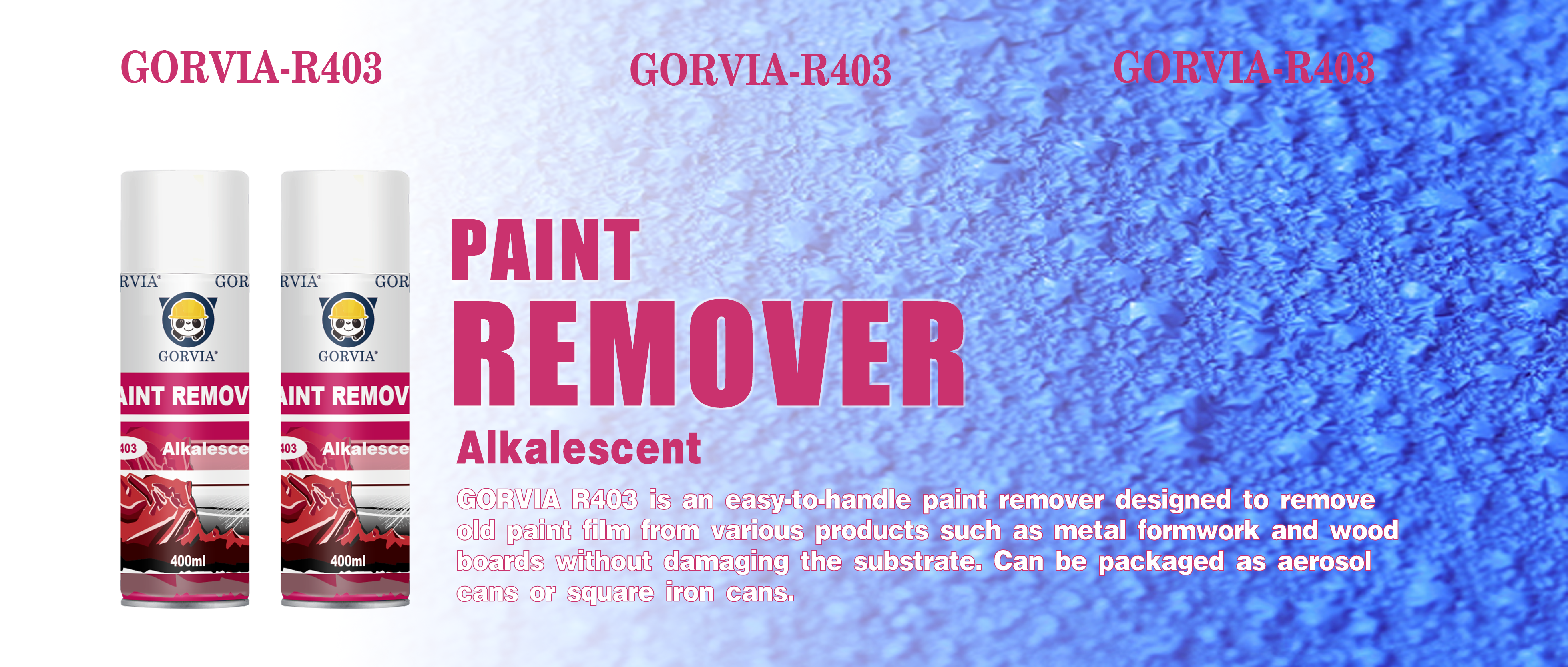 GORVIA R403-R 400ml Paint Remover | GORVIA