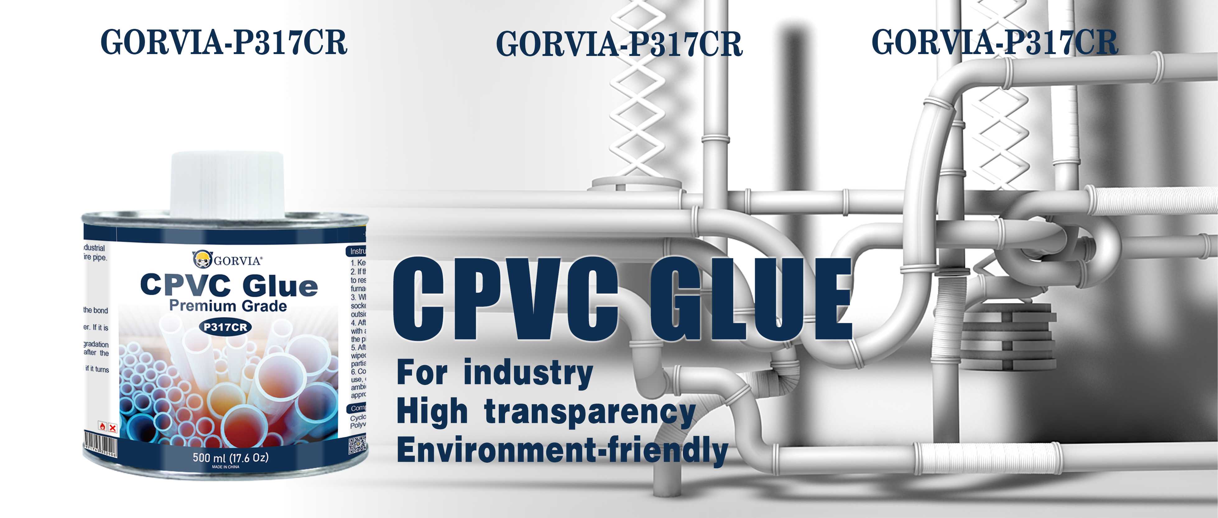 GORVIA P317C CPVC Glue for Industry | GORVIA