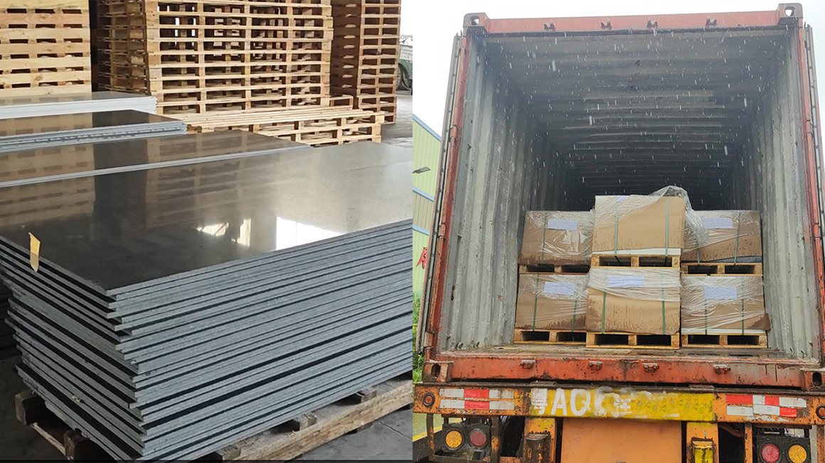 Gelandy Ships Multiple Containers of Quartz Stone and Solid Surface ...