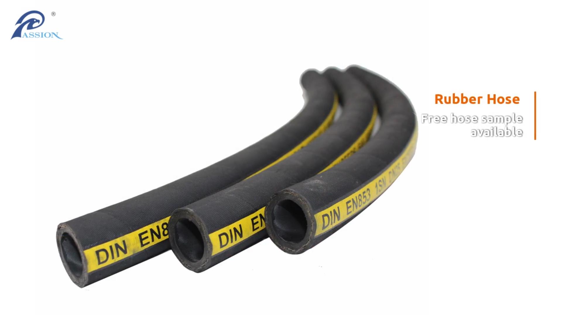 SAE 100R1AT EN853 1SN High Pressure Hydraulic Rubber Hose | PASSIONHOSE