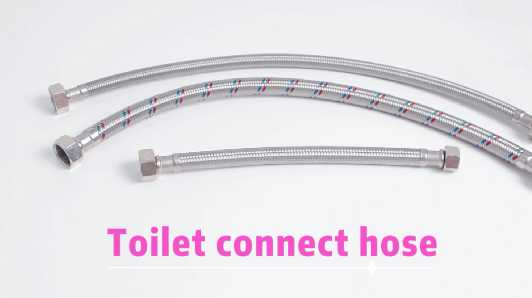 Stainless Steel Wire Knitted Hose Toilet Supply Line Extension Pipe