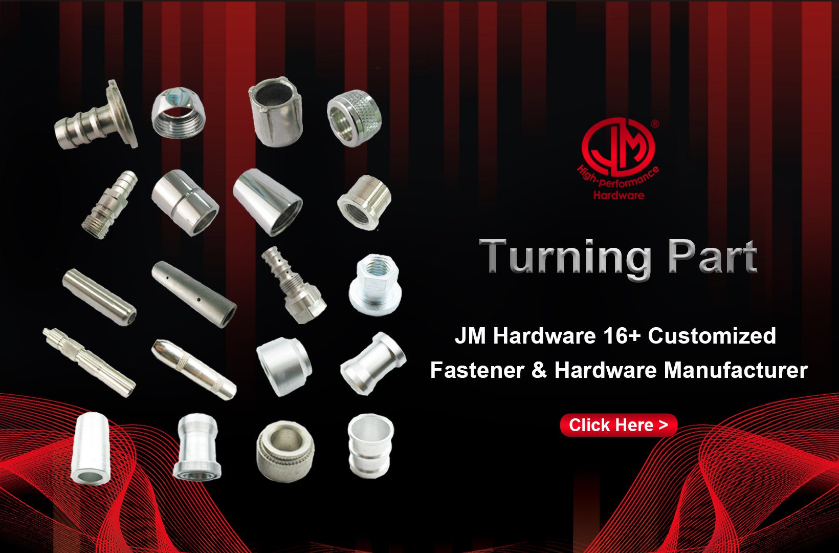 JM Hardware® Custom Turning Part Manufacturer