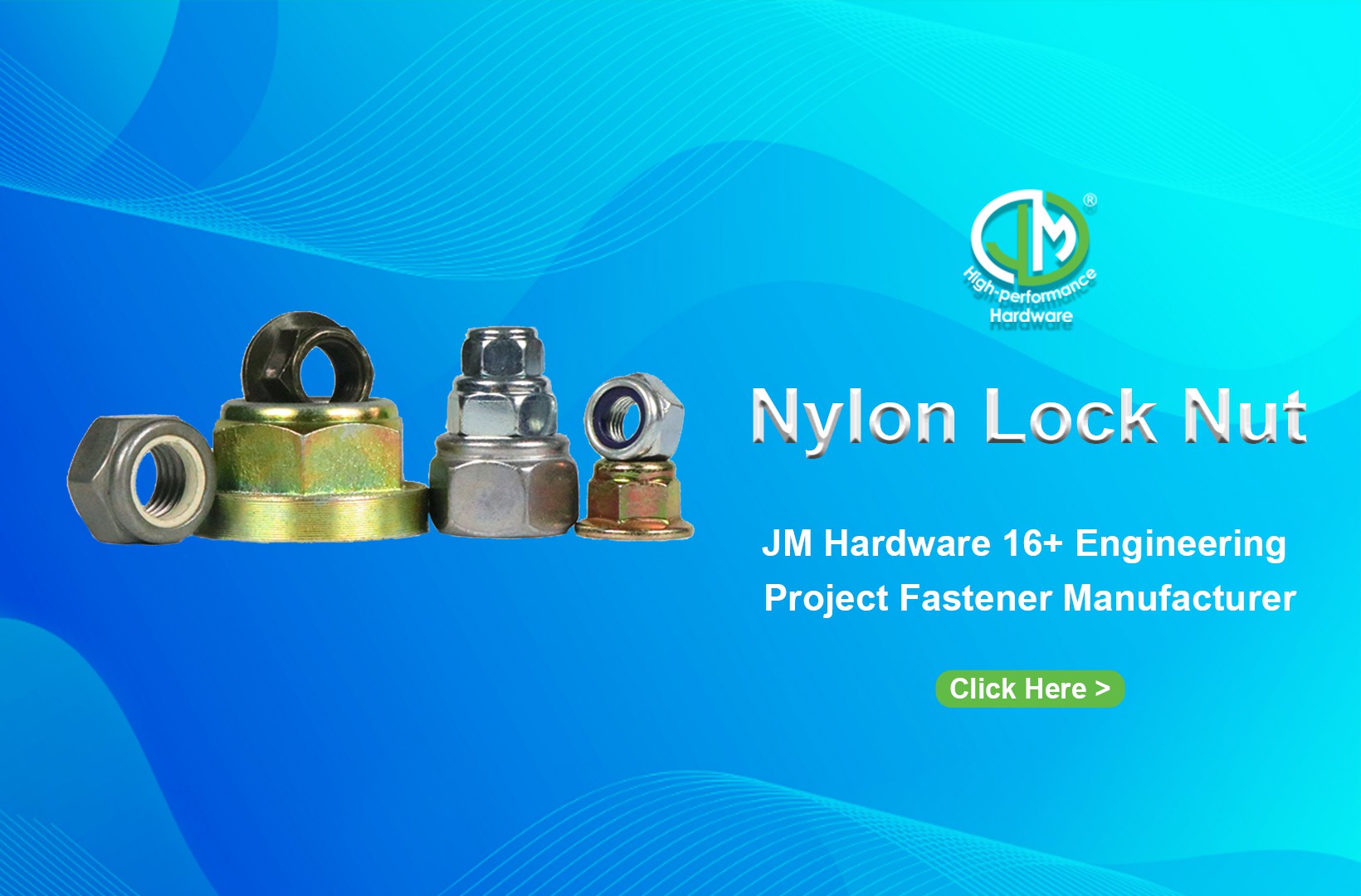 JM Hardware® Nylon Insert Lock Nut