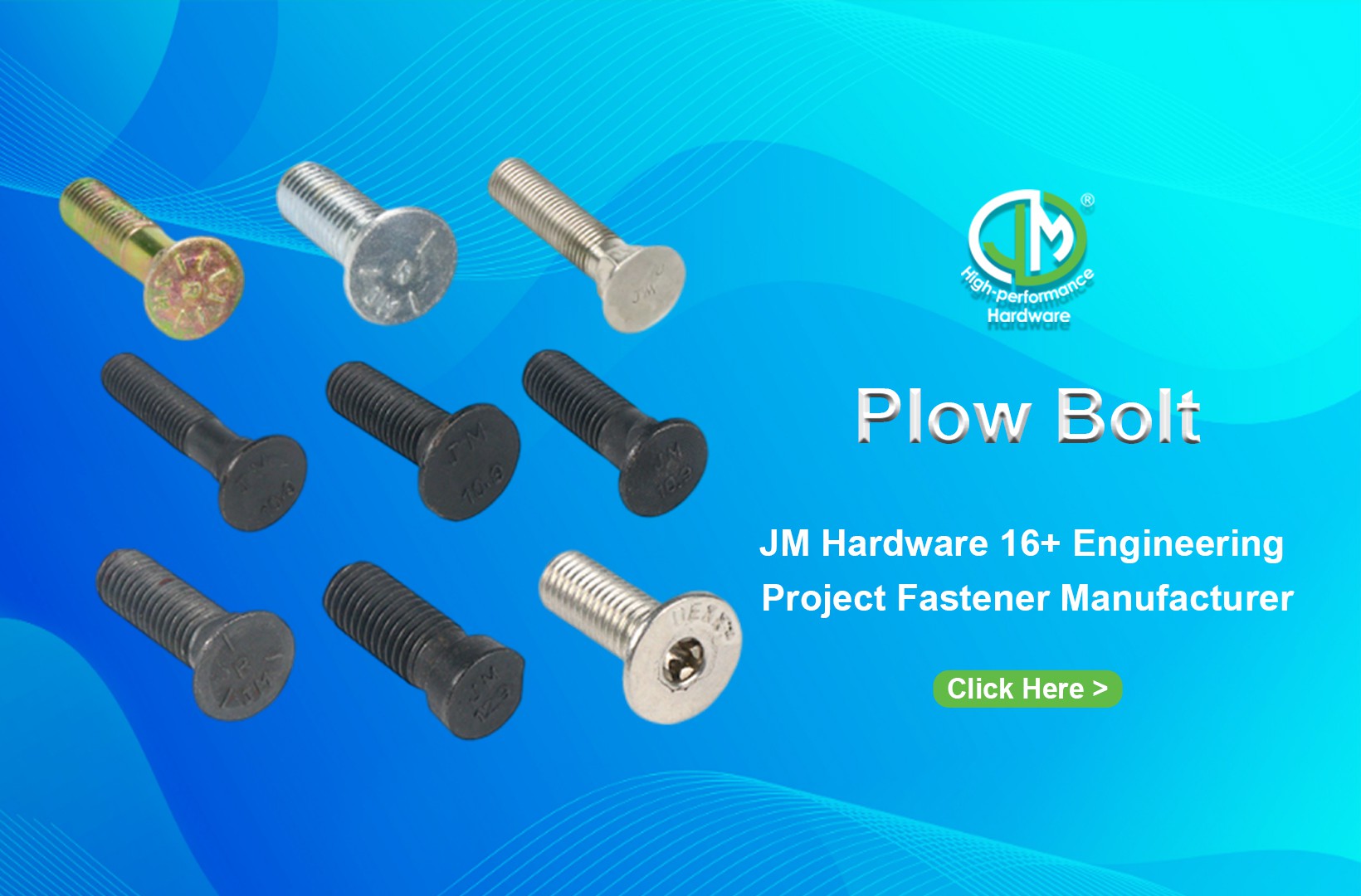 JM Hardware® Plow bolt