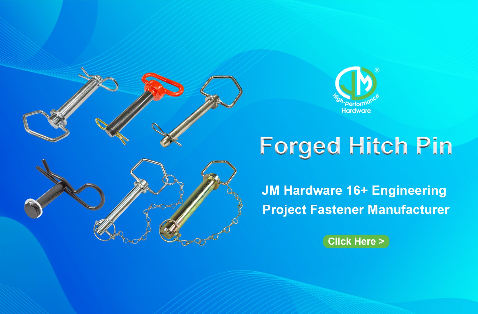 JM Hardware® Forged Hitch Pin