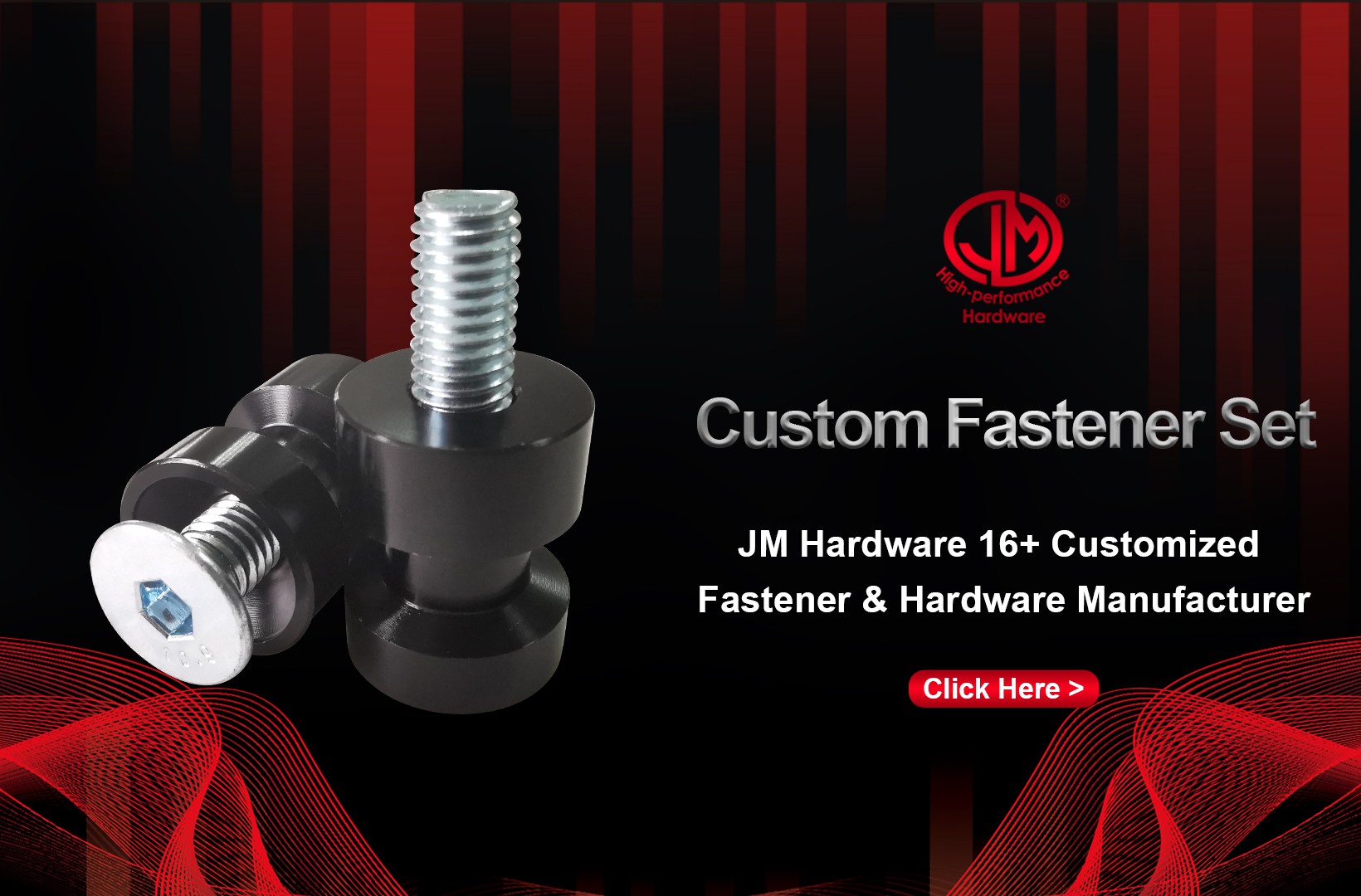 JM Hardware® 맞춤형 패스너 세트(JMFC003)