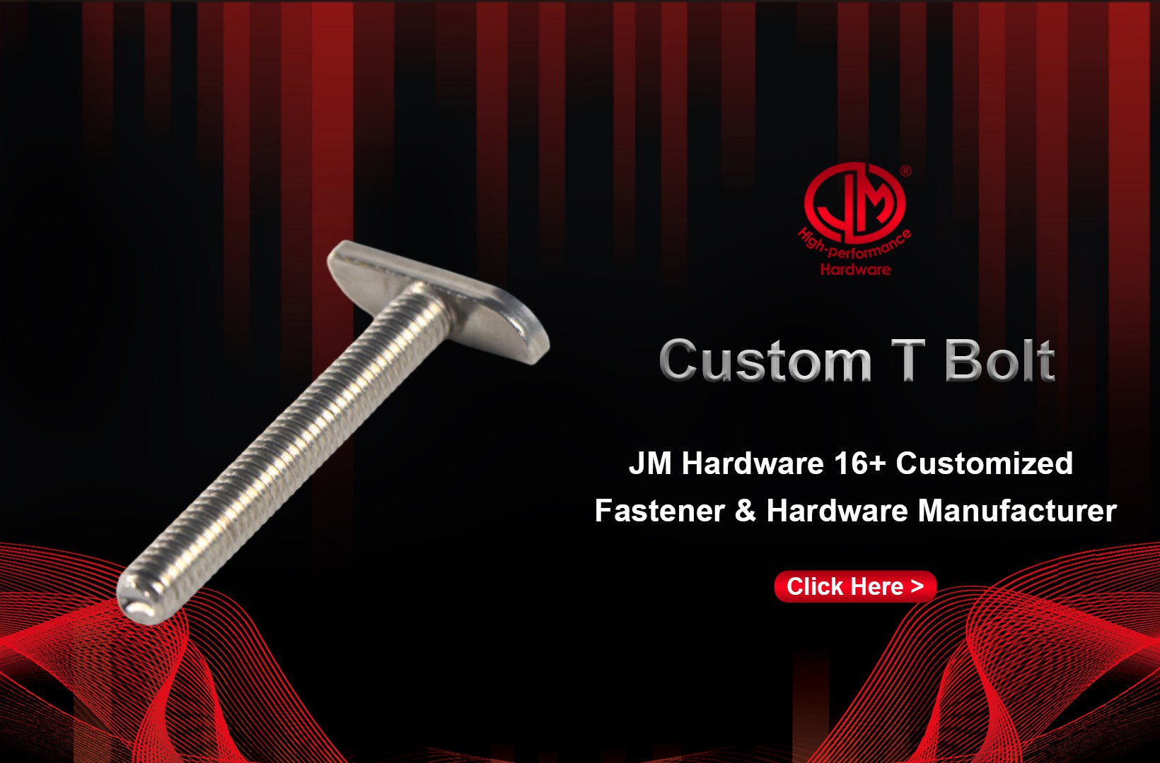 JM Hardware® Custom T bolt (JMCB 665)