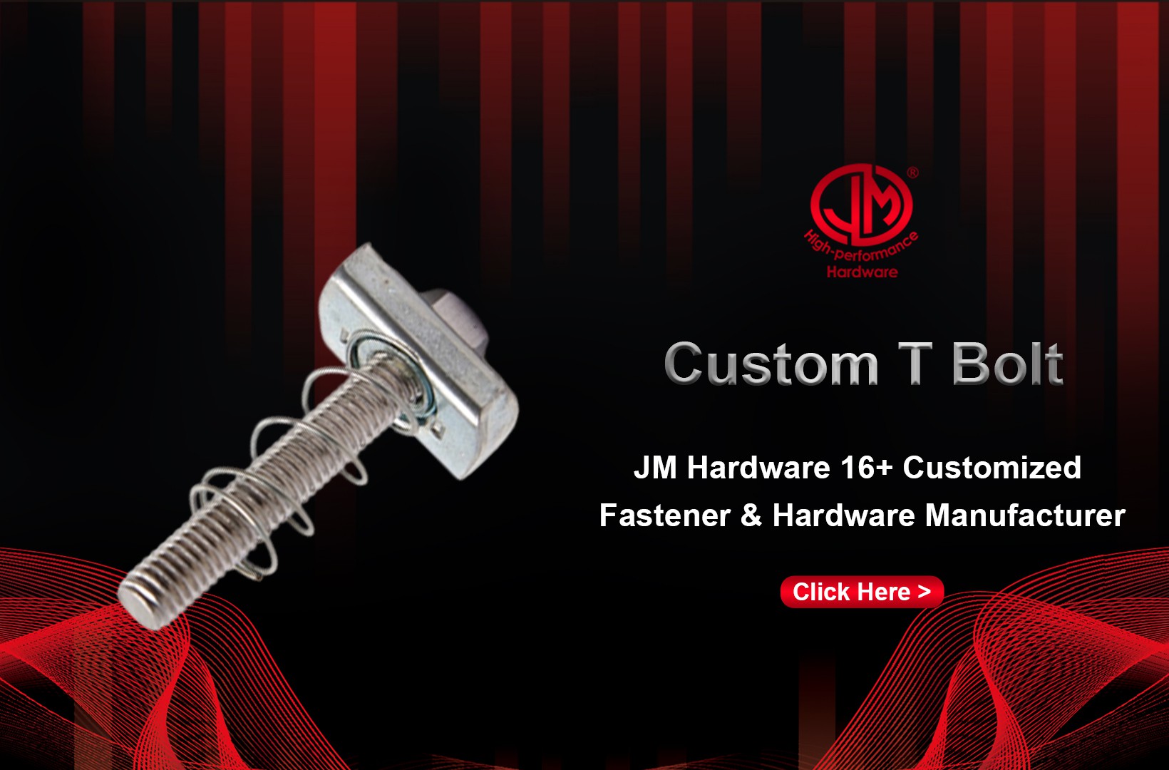 JM Hardware® Custom T bolt (JMCB 666)