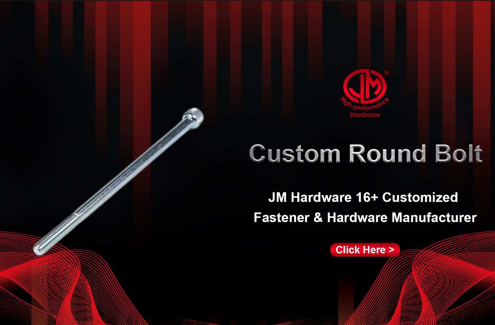 JM Hardware® 맞춤형 스터드 볼트(JMCB 667)