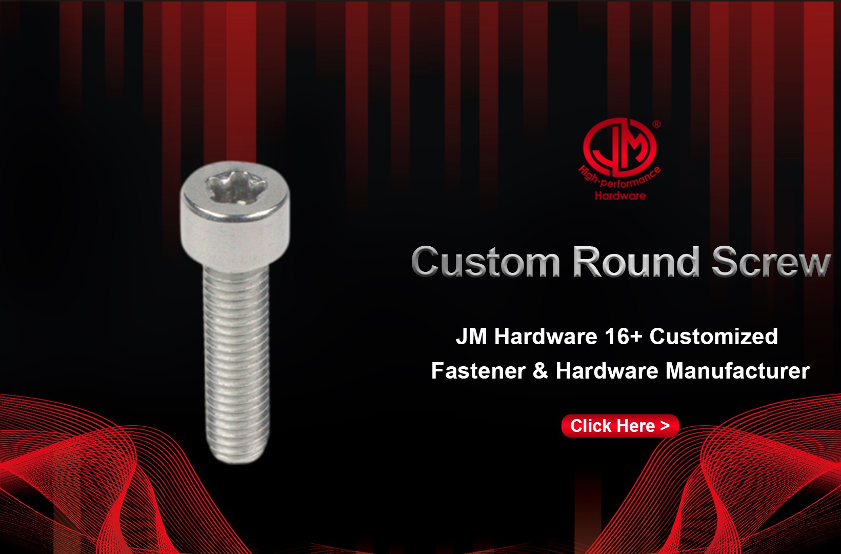 JM Hardware® Custom Round Screw (JMCS 686)