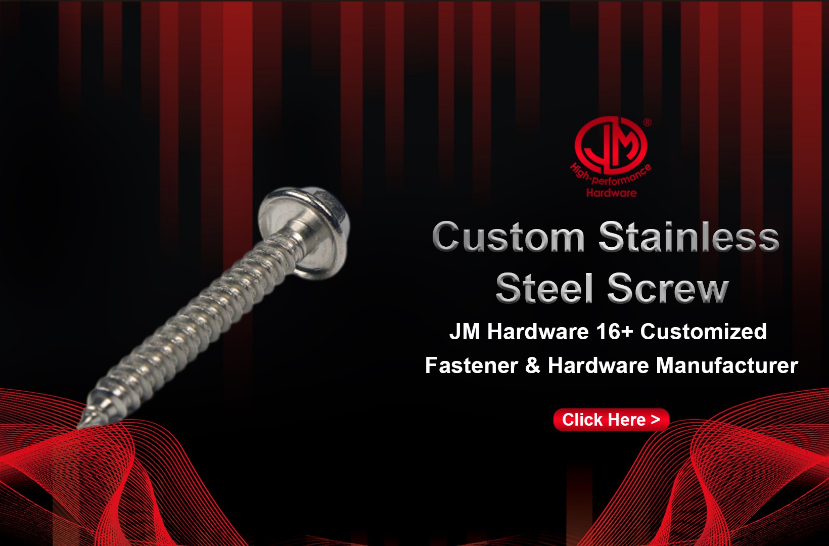 JM Hardware® Custom Stainless steel Screw (JMCS 694)