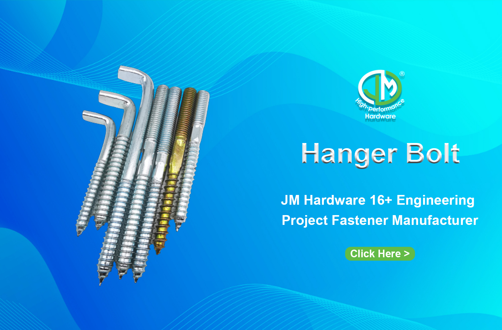 JM Hardware® Hanger bolt ( Coach Bolt)