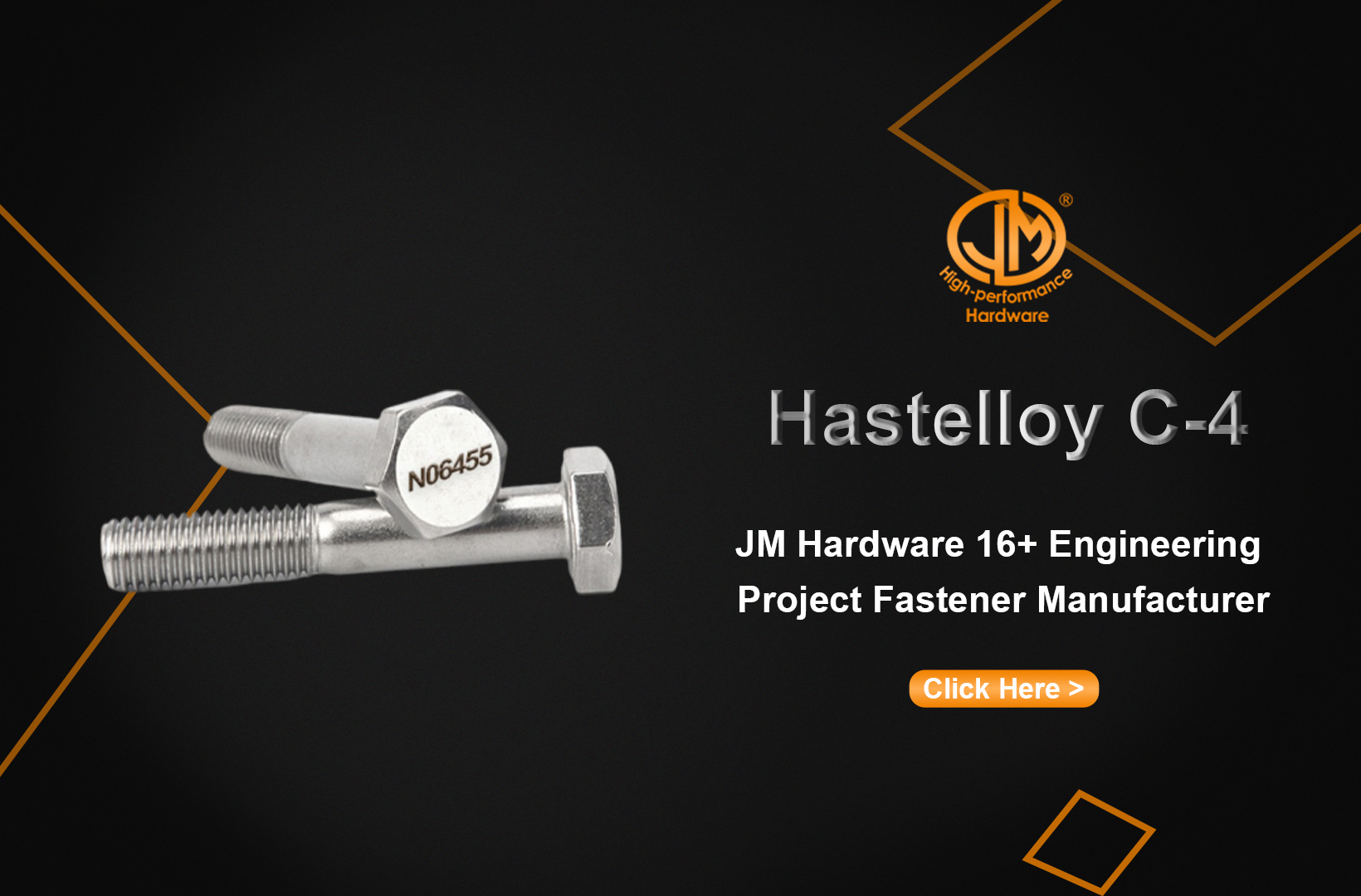 JM Hardware® Hastelloy C-4 UNS N06455 ALLOY Fastener | JM Hardware