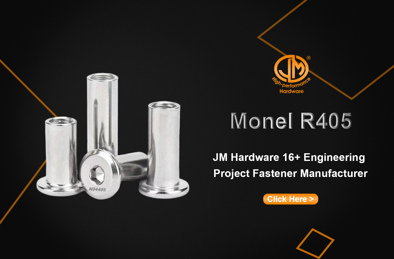 JM Hardware® Monel R-405- UNS N04405 ALLOY Fastener | JM Hardware