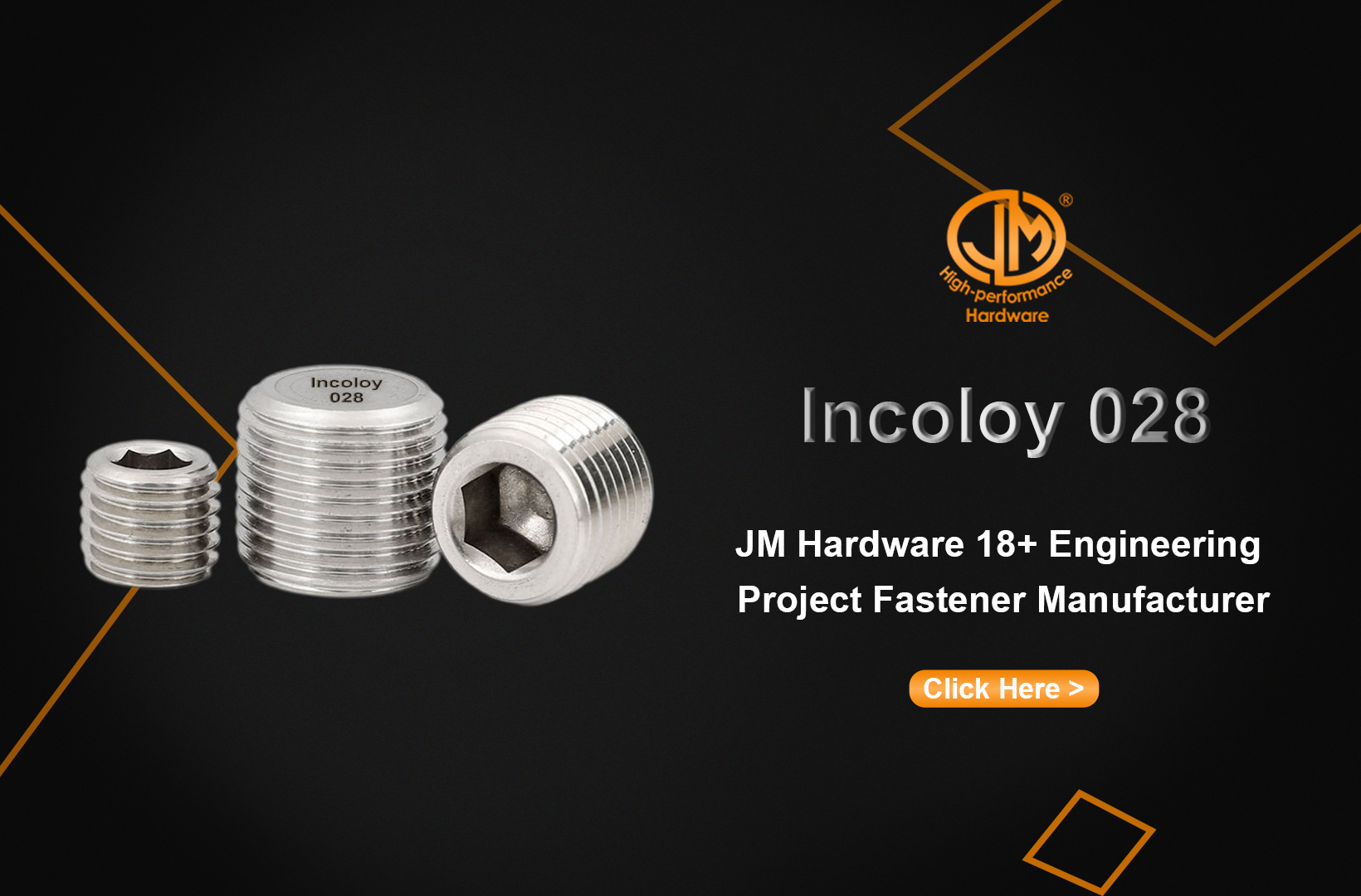 JM Hardware® INCOLOY Alloy 028 - UNS N08028 Alloy Fastener | JM Hardware