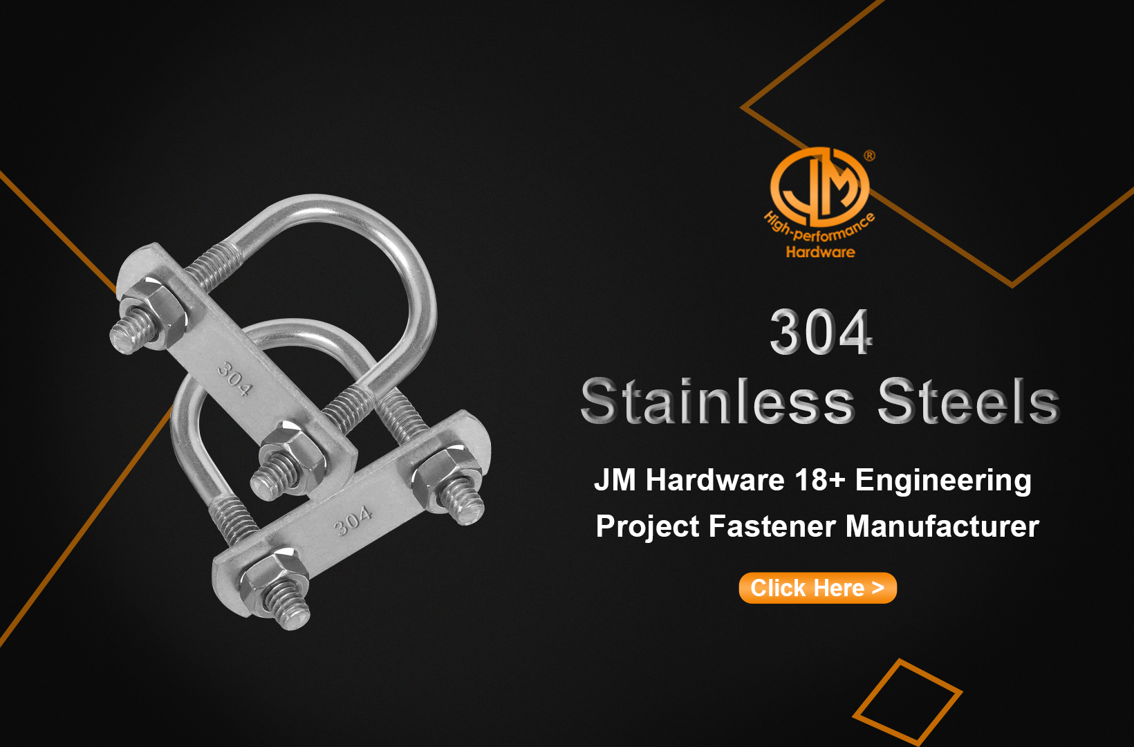 JM Hardware® مثبت من الفولاذ المقاوم للصدأ 304/ UNS رقم S30400/ WNR 1.4301 | الأجهزة JM