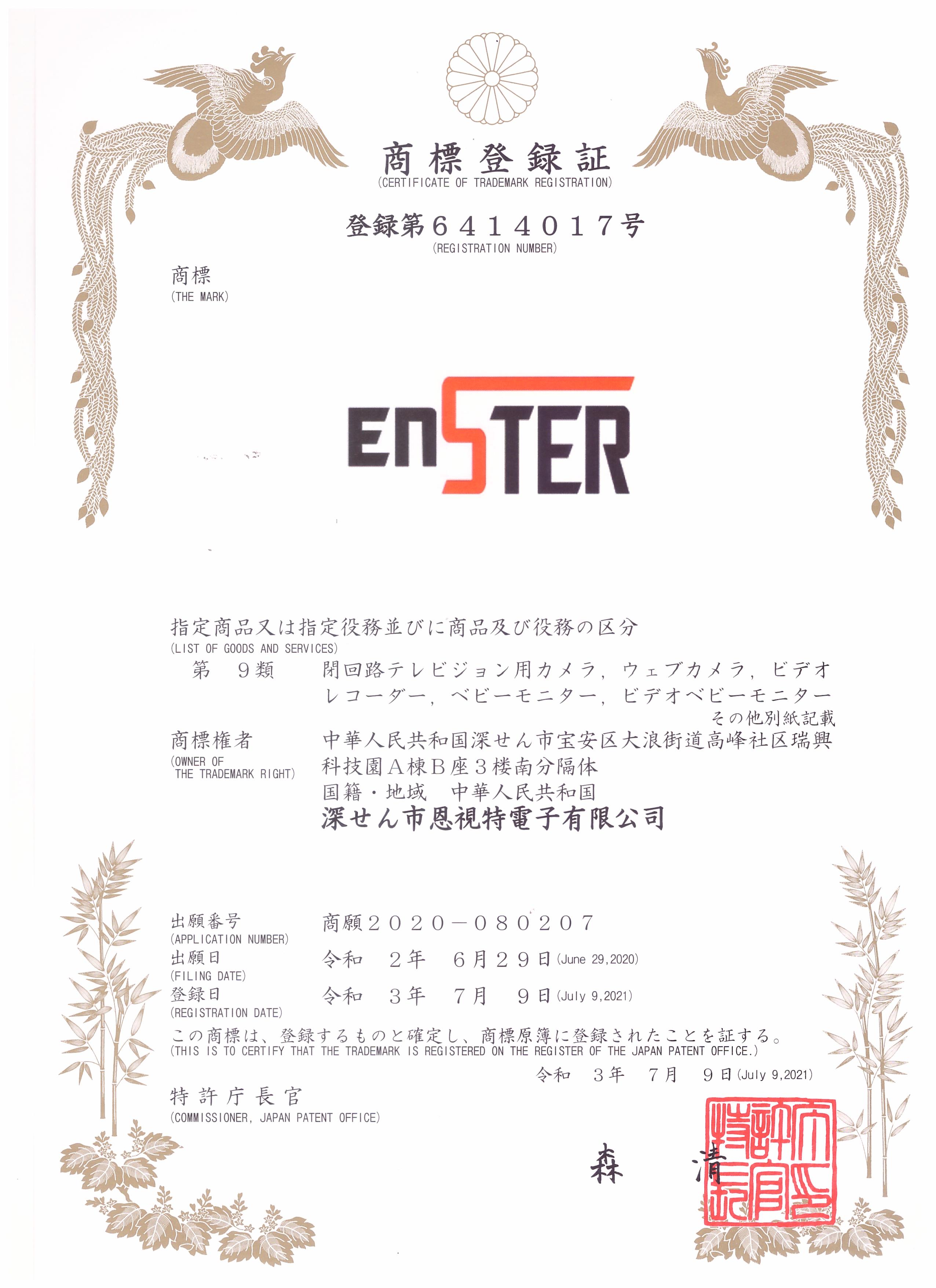 Enster Security CCTV Surveillance IP Camera Manufacturer And Supplier