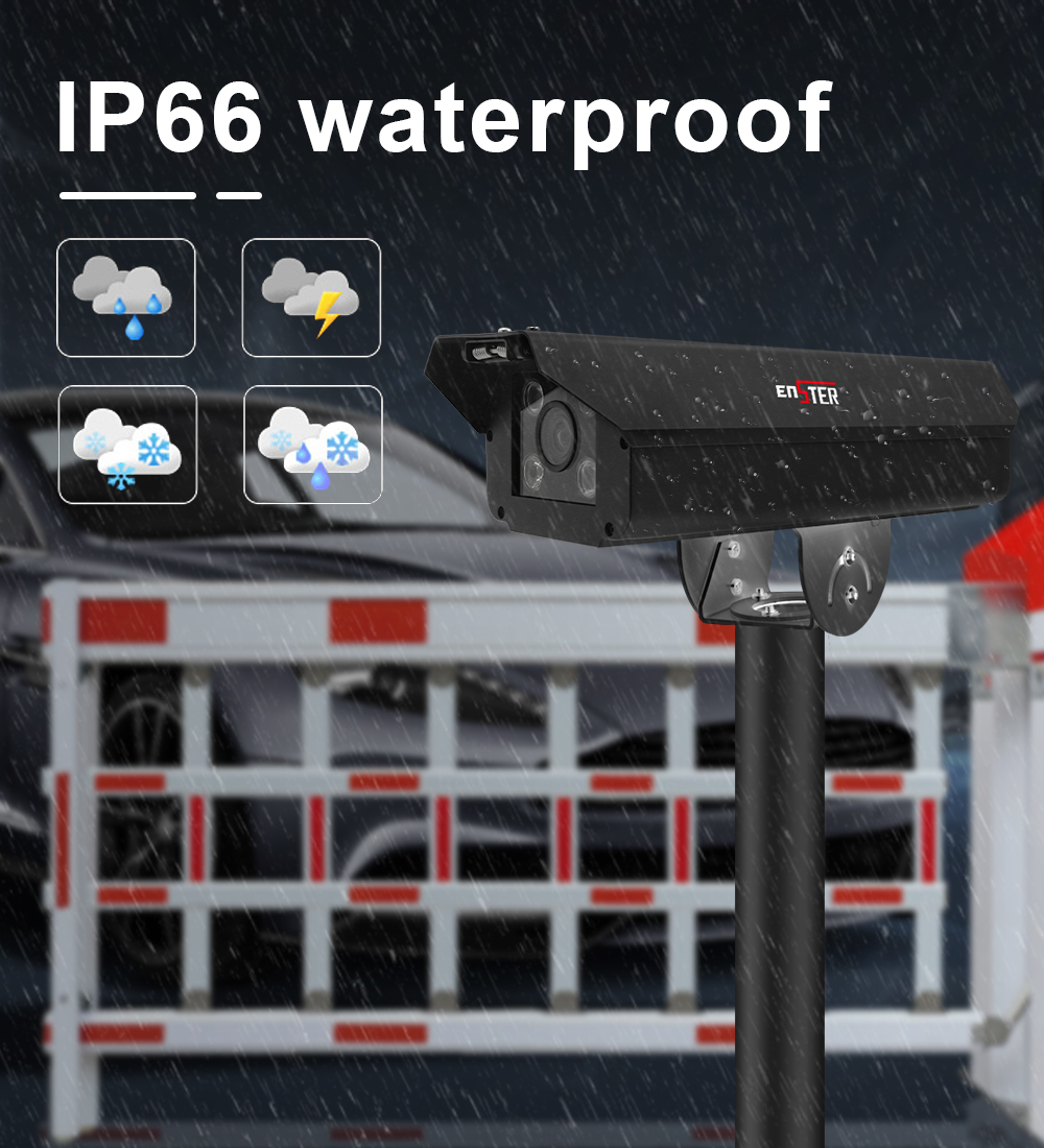 1080P LPR IP Camera ANPR License Plate Recognition Camera With 6-22mm ...