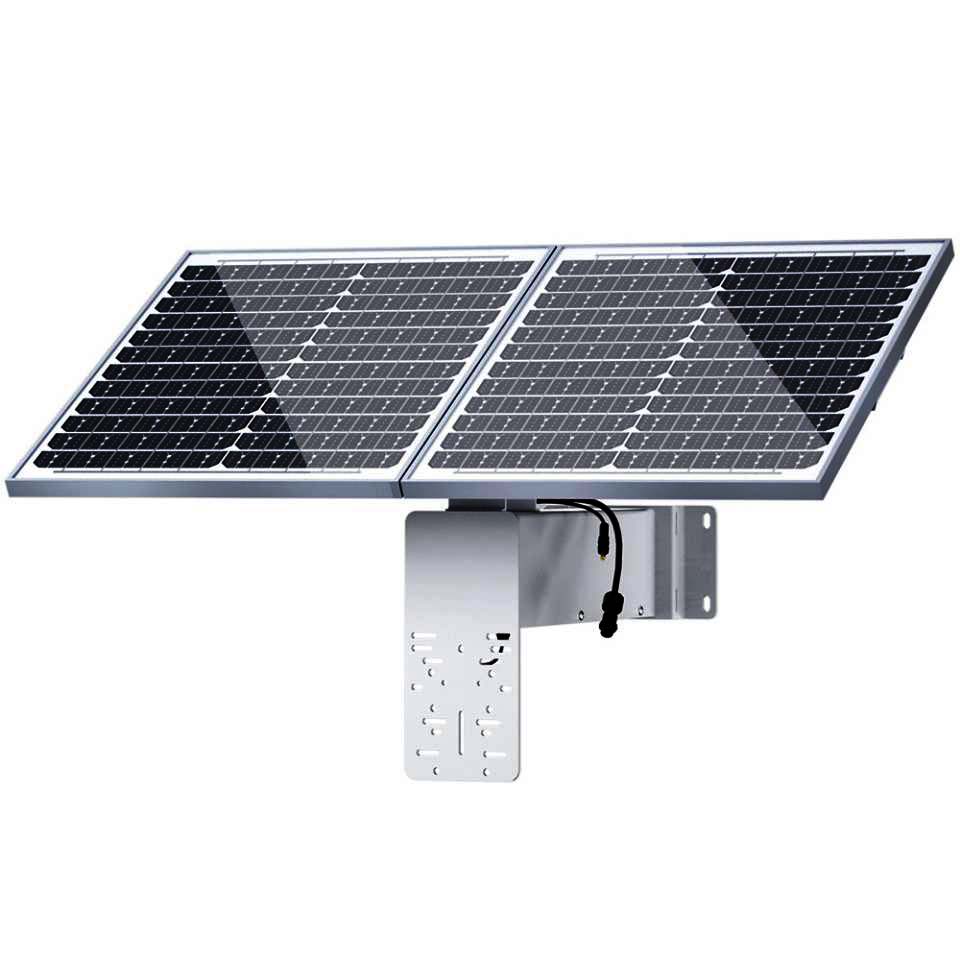 Dual 20W Solar Panel 40W Solar Power Supply System of Wireless Security ...