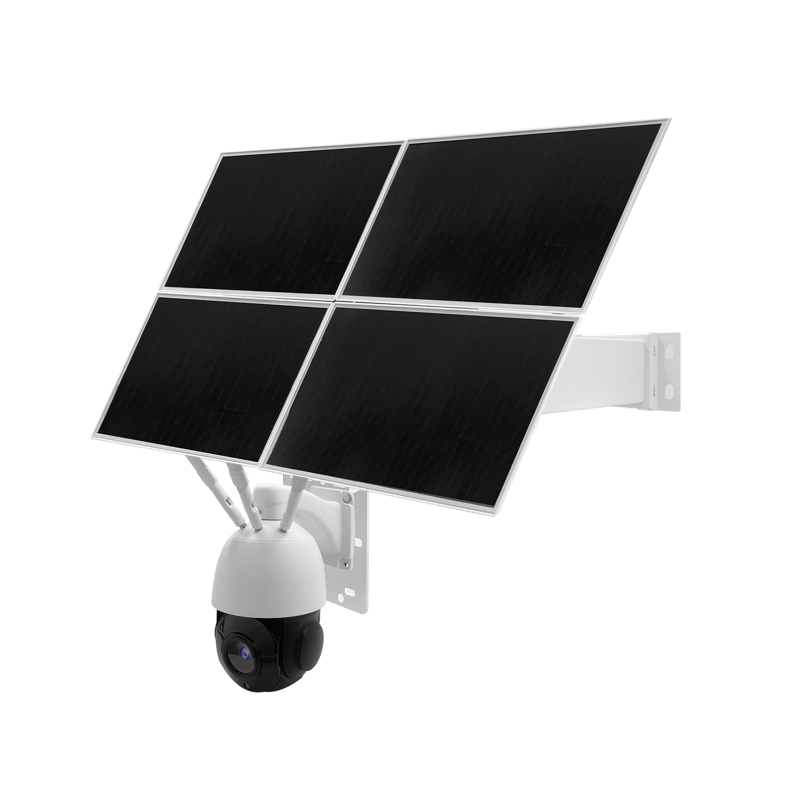 Solar Powered 12V DC 20AH Lithium Battery 4G LTE Sim Card PTZ Camera ...