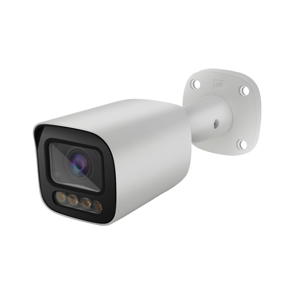 24 Hours Full time Color 8MP Outdoor Security POE Colorvu Camera With ...