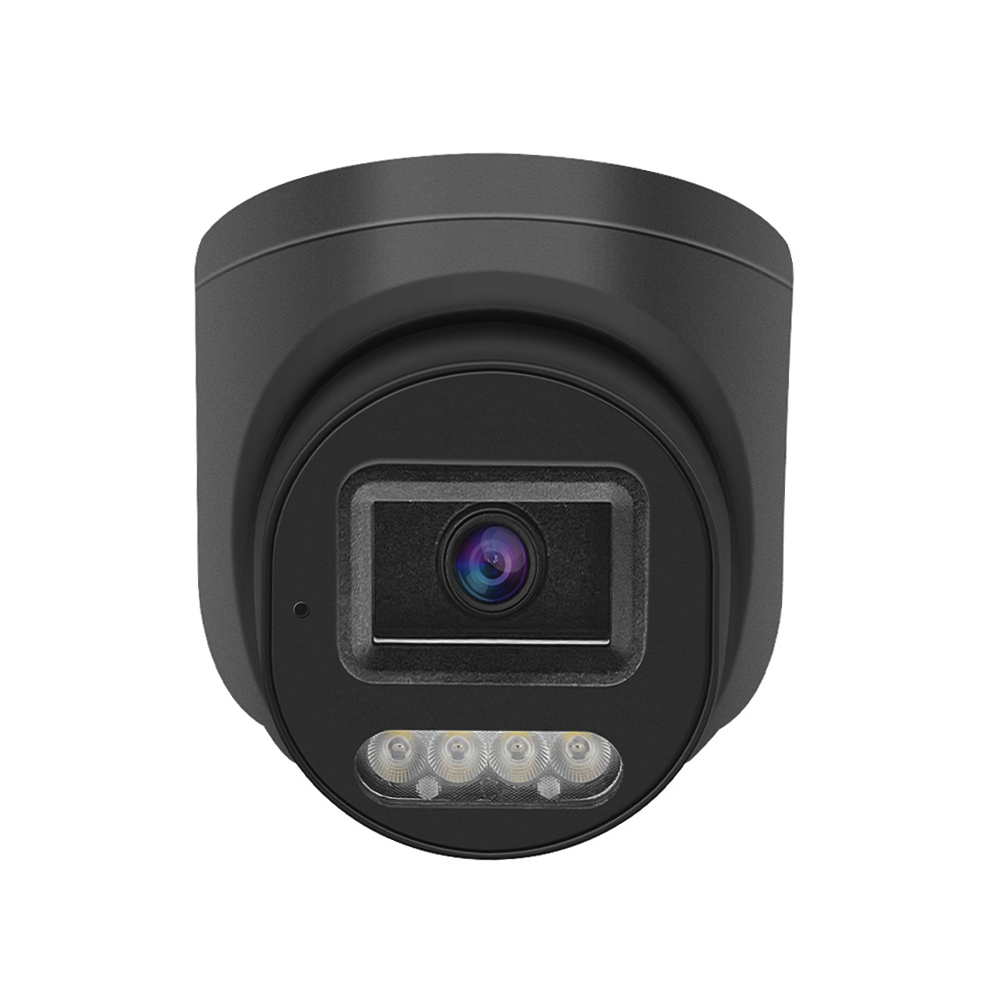 8MP Turret Eyeball Dome Camera with Dual Light Full Color Night Vision ...