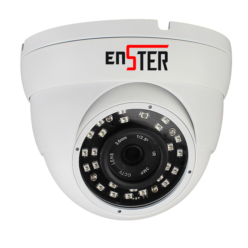 5MP IP-Dome-Kamera mit internem POE, festes 3,6-mm-Objektiv | ENSTER